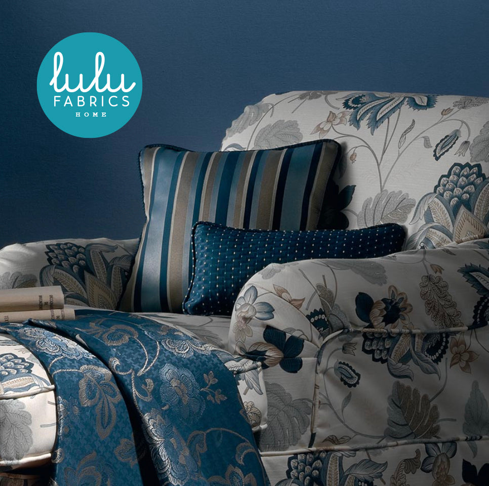 Dalia Blue | Furniture Upholstery Fabric | Decorative Fabric