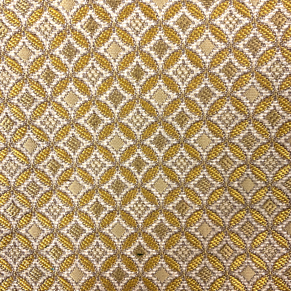 EDWARD YELLOW Upholstery and Drapery Geometric Design